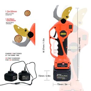 T TOVIA Cordless Electric Branch Pruning Shears Accessories, SK5 High Carbon Steel Pruner Blade Upper Blade Applicable Model GPS52-B2132, GPS51-B2130, GPS51-B1725