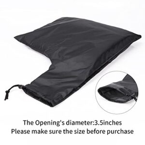 Leaf Blower Shoulder Bag, Leaf Blower Vacuum Bag with Shoulder Strap,Outdoor Garden Leaf Blower Bag Set for Most Leaf Blower(Black)