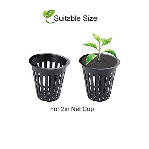 72 Pack Cloning Collars Inserts Premium Grade Foam, Better Than Neoprene for Hydroponics Plant Germination in DIY Cloner & Clone Machines, Fits 2 Inch Net Pots