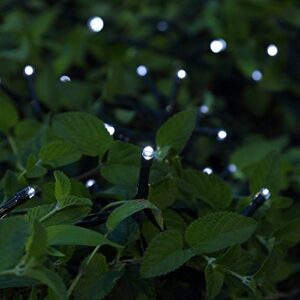 GDEALER Solar String Lights 72ft 200 LED 2 Modes White Solar Powered Waterproof Starry Fairy Outdoor String Lights Christmas Decoration Lights for Garden Path, Party, Bedroom Decoration Cool White