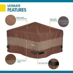 Duck Covers Ultimate Waterproof 38 Inch Square Fire Pit Cover, Patio Furniture Covers