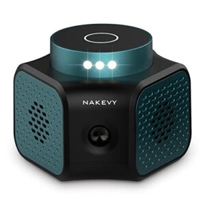 nakevy plug in rodent repellent indoor pest repeller squirrels mouse deterrent rat control with ultrasound impulse led flashlights predator sounds for home attic garage rv green