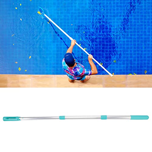 Fdit 3 Section Telescopic Detachable Aluminum Swimming Pool Extension Rod Garden Tools Swimming Cleaning Accessories and Supplies