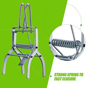 2PACK Mole Trap Steel Gopher for Lawn Outdoor Gopher Garden Farm