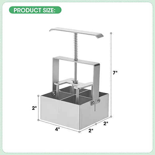 SDSNTE Soil Blocker 2 Inch Seed Block Maker for Creating Soil Block, Pack of 1