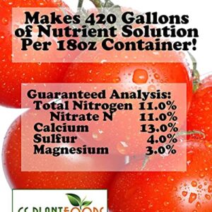 GS Plant Foods Cal-Mag 420 Dry Super Concentrate, Makes 420 Gallons of Nutrient Solution, 18 Ounces, Calcium/Magnesium Fertilizer