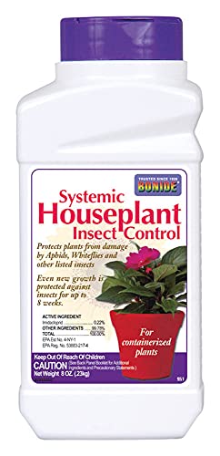 Bonide Systemic House Plant Insect Control Multiple Insects Granules 8 Oz, Pack of 4