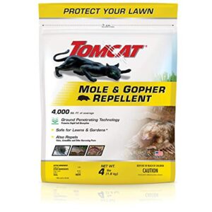 tomcat mole & gopher repellent granules, 4 lb