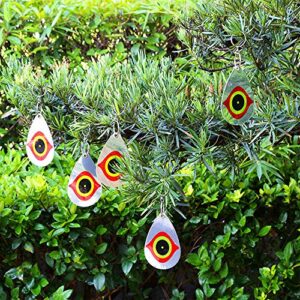 cainda Horrible Predator Eye to Scare Birds Away, Birds Deterrent Hanging Devices, Keep Birds Away from Your Barns Garden Windows Warehouse (5 Pack)