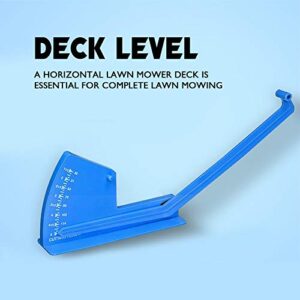 Lawnmower Umbrella Leveling Deck Gauge Level of Set Level 2 per Deck Measurement for gauges Patio Lawn & Garden Hand Tool Set (Blue, One Size)