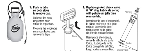 Roundup 181538 Lawn and Garden Sprayer Repair Kit with O-Rings, Gaskets, and Nozzle