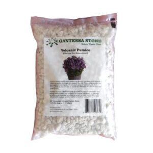 Gantessa Stone Gardening Pumice Soil Amendment | 3/8 Screened | 1.25 Quarts (PS381Q)