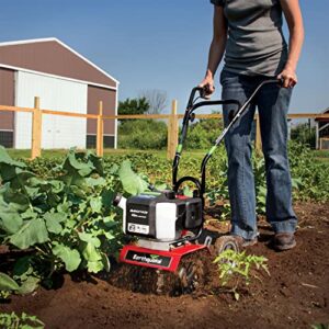 EARTHQUAKE 41999 MC43 Cultivator, 43cc 2-Cycle Viper Engine, 6-10” Adjustable Width, 8” Max Depth, Overhand Handlebars, Lightweight, U.S. Based Customer Service, Red/Black