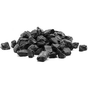 margo garden products 1/2″ 10lbs dragon glass, 10 lb, black