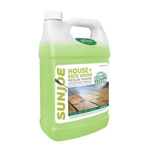 sun joe spx-hdc1g house and deck all-purpose pressure washer rated concentrated cleaner, 1-gallon , white