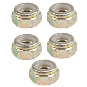 john deere 14m7165 6mm lock nuts 5-pack z445 855m d100 e120 gt225 gx355 lawn mowers garden tractors