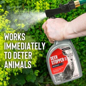 Messina Wildlife Deer Stopper II Repellent - Safe & Effective, All Natural Food Grade Ingredients; Repels Deer Elk, and Moose; Easy to Use, 2.5 Gallon Liquid Concentrate