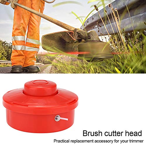 3Pcs Grass Trimmer Head, Garden Lawn Patio Plastic Mower Brush Cutter Head Replacement Fits for Most Brush Cutters Trimmer