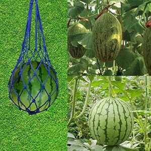 Melon Hammocks Cradles 5 Pack Net Bag to Prevent Falling Perfect for Growing Cantaloupe Pumpkin Watermelon in Vertical Garden (Yellow)