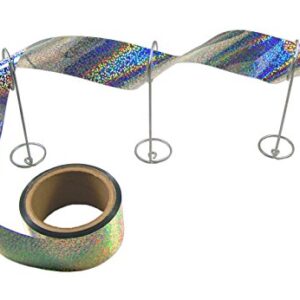 Bird-X Irri-Tape® Holographic Iridescent Foil Bird Scare Tape, 2" x 100ft Length