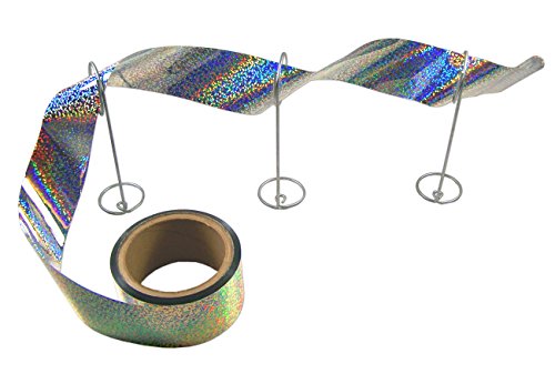 Bird-X Irri-Tape® Holographic Iridescent Foil Bird Scare Tape, 2" x 100ft Length