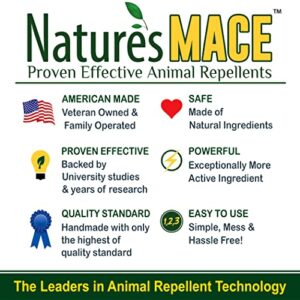 Nature’s MACE Rabbit Repellent 3lb Granular / Treats 1,350 Sq. Ft. / Rabbit Repellent and Deterrent / Keep Rabbits Out of Your Lawn and Garden / Safe to use Around Children & Plants