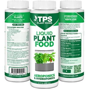 Liquid Plant Food for use in AeroGarden, IDOO and Hydroponic Growing Systems, Liquid Fertilizer 8 oz (250mL)