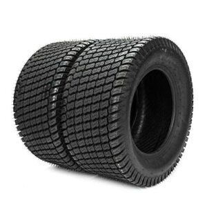 parts-diyer 24×12.00-12 lawn garden mower golf cart turf tires tractor tubeless 8pr set of 2