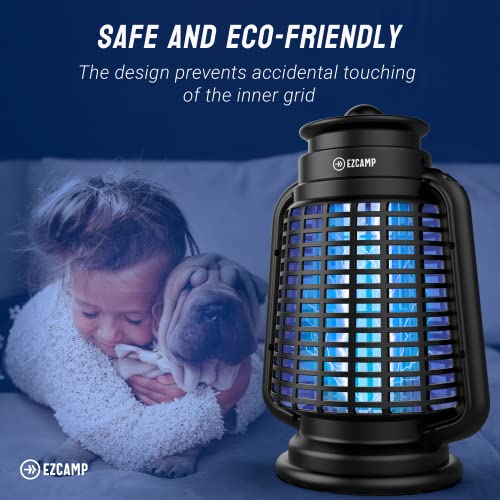 Bug Zapper Electric - Fly Zapper Mosquito Zapper Electronic Insect Killer - Waterproof Fly Trap Insect Killer for Indoor and Outdoor Home Backyard Camp Site Garden