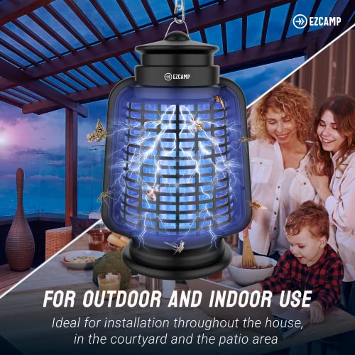 Bug Zapper Electric - Fly Zapper Mosquito Zapper Electronic Insect Killer - Waterproof Fly Trap Insect Killer for Indoor and Outdoor Home Backyard Camp Site Garden