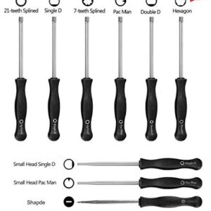 CALU LUKY Carburetor Adjustment Tool kit for 2 Common Cycle Carburator Adjusting Small Engine Carb Tune up Adjusting Tool- Echo Poulan Husqvarna MTD Ryobi Homelite String Trimmer