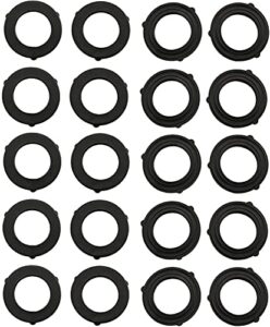 longdex garden hose washers 20pcs flat rubber seal gasket for garden shower hose water faucet spray