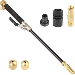 LINNNZI High Pressure Washer Gun, 20MPA Pressure Washer Hose Nozzle Tips Wand Jet Power Washer Sprayer for Car Home Garden Window Glass Washing Cleaning