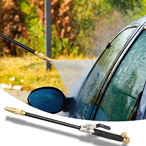 LINNNZI High Pressure Washer Gun, 20MPA Pressure Washer Hose Nozzle Tips Wand Jet Power Washer Sprayer for Car Home Garden Window Glass Washing Cleaning