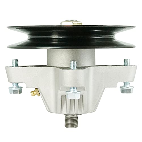 q&p Outdoor Power 918-0574C 42" Deck Spindle Assembly Bracket Replaces MTD 918-0574C 918-0565C Newer 600 Series Mounting Holes are Threaded & with 4 mounting Bolt