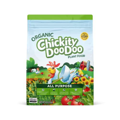 Chickity Doo Doo All Purpose 4lb 2-4-3 | Garden Food | Home and Garden Fertilizer | All Purpose Organic Plant Food