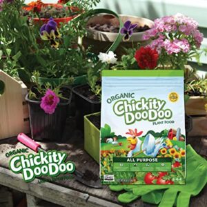 Chickity Doo Doo All Purpose 4lb 2-4-3 | Garden Food | Home and Garden Fertilizer | All Purpose Organic Plant Food