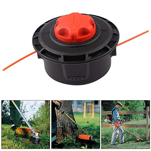 MAMaiuh String Trimmer Head Replacement - Grass Brush Trimmer Head Cutter Fit Replacement Polycut Mower Fitting Garden Compatible withToro 51975 51954 51955 51974 120950010 308923014 (Black)