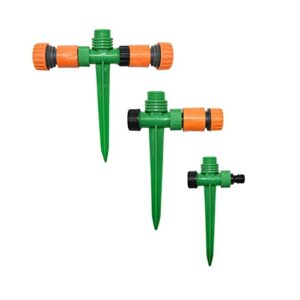 VIEUE Garden Drip Irrigation System Accessories Female 1/2 3/4 Male Nozzle Holder Plastic Nails Can Be Connected with Plastic Dripper Lawn Nozzle Adapter 10 Pieces (Color : 1I2 Hose)