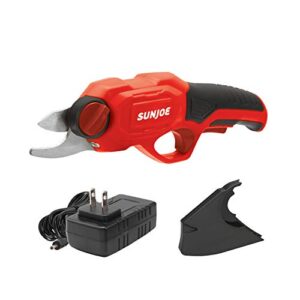 sun joe pj3600c-red sun joe cordless rechargeable power pruner, red