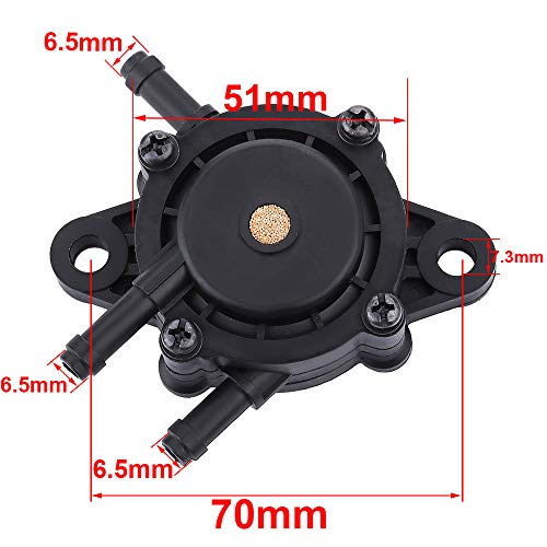 HIPA Fuel Pump 24 393 04-S / 24 393 16-S compatible with CH17-CH25 CV17-CV25 CH730-CH740 CV730-CV740 17HP-25HP engine Lawn Mower