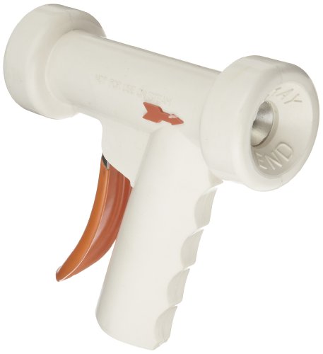 SuperKlean 150A-W Pistol Grip Spray Nozzle, Aluminum, 1/2 NPT, White