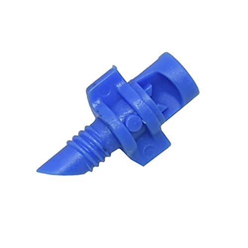 YFQHDD 90/180/360 Degrees Garden Irrigation Simple Refraction Nozzle Watering Flower Mist Nozzle Threaded Connection Sprayer 50 Pcs (Color : Blue)