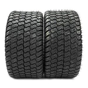 MOTORHOT Pack of 2 24x12.00-12 Turf Tires 8Ply Lawn Garden Mower 24-12-12 LRD Turf Bias For Tractor Golf Cart Tires