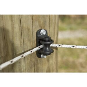 ElectroBraid IROLLB10-EB Roller Post Insulators, Black, Model: IROLLB10-EB, Home & Garden Store