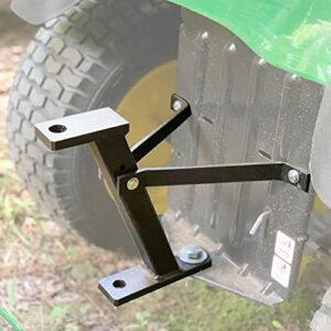 fivepine lawn mower trailer hitch riding mower garden tractor hitch fit for john deere/cub cadet/husqvarna/craftsman -raise 11 inches