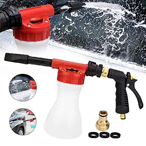 YFQHDD Car Wash Foam Gun Water Gun Jet Garden Washer Hose Wand Nozzle Sprayer Watering Spray Sprinkler Cleaning Tool