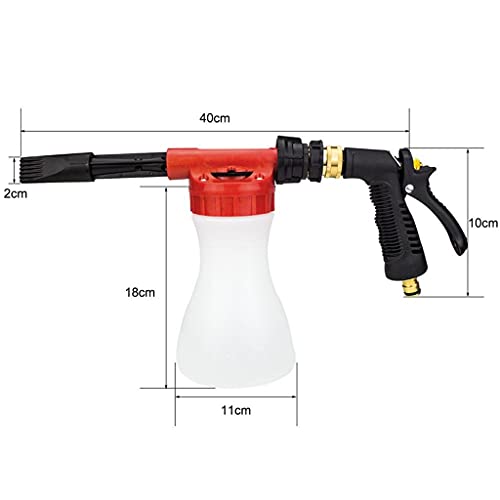 YFQHDD Car Wash Foam Gun Water Gun Jet Garden Washer Hose Wand Nozzle Sprayer Watering Spray Sprinkler Cleaning Tool