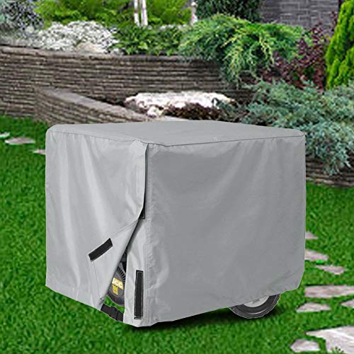 Alinory Practical Electrical Generator Cover, 35 x 26 x 28 inch Electrical Generator Cover for Outdoors, dustproof, Waterproof, Durable for The Courtyard Garden(Gray)