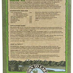 Down to Earth Organic Starter Fertilizer Mix 3-3-3, 5 lb